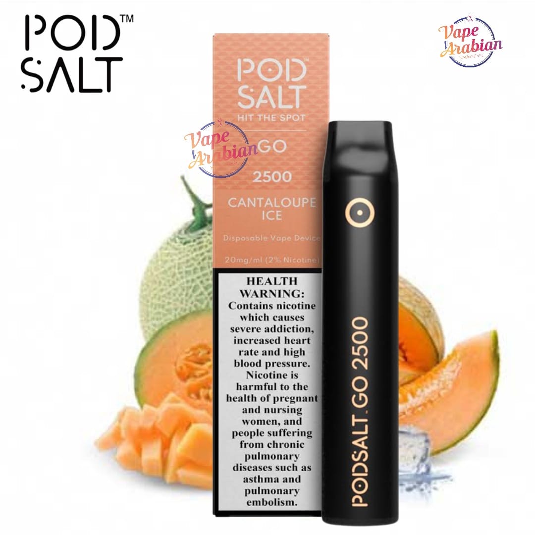 Authentic Vape Pod Salt Go 2500 Puffs Disposable Vape In UAE