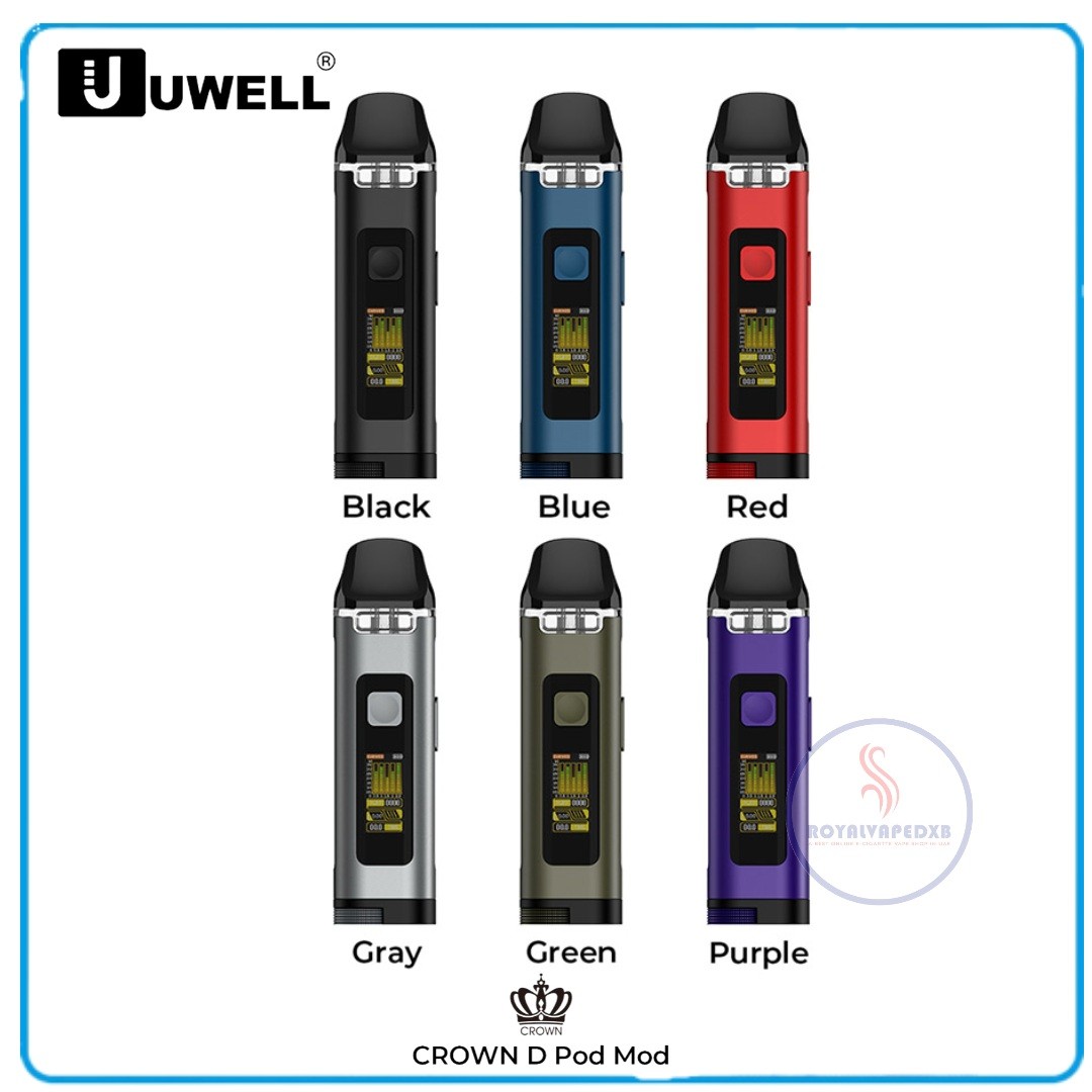 Uwell Crown D Pod Mod Kit 1100mAh In UAE - Evapecity UAE