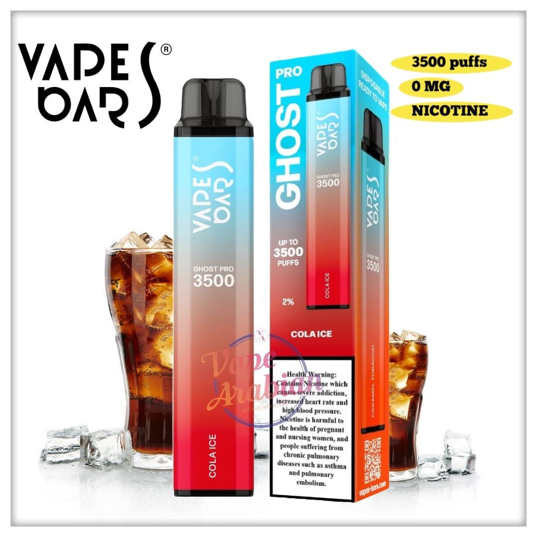Vape Bars Ghost Pro 0mg In UAE - Evapecity