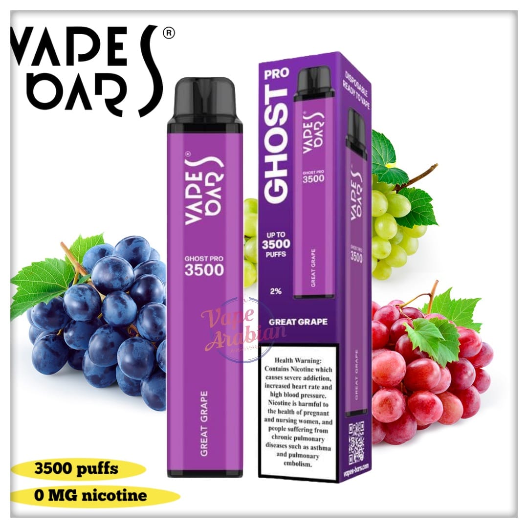 Vape Bars Ghost Pro 0mg In UAE - Evapecity