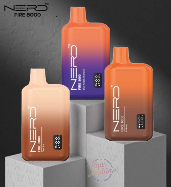 Nerd Fire Disposable Vape 8000 Puffs In UAE- Evapecity