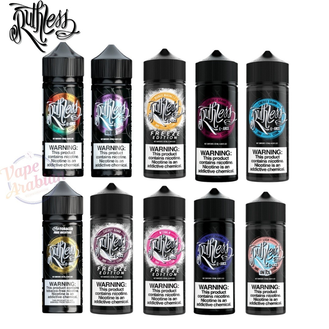 Ruthless 120ml Vape Juice in UAE - E-Vape Shop UAE