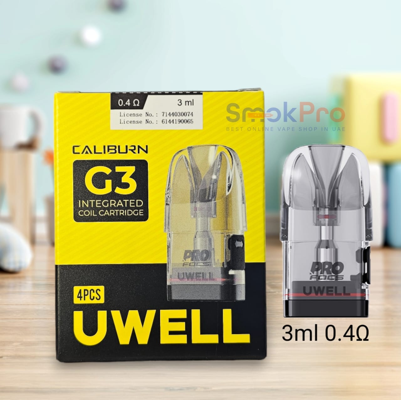 Uwell Caliburn G3 Side Refill Pod 3ml In UAE- E-Vape Shop UAE